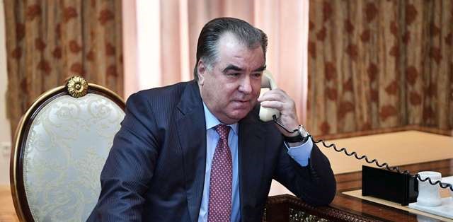 Emomali Rahmon held a telephone conversation with the chairmen of Rasht and Tajikabad districts ...