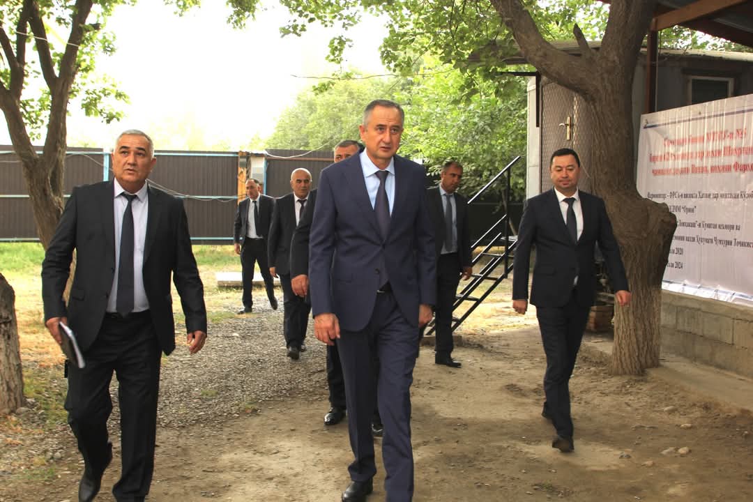 Khatlon Region Chairman Inspects Progress of School Construction in ...