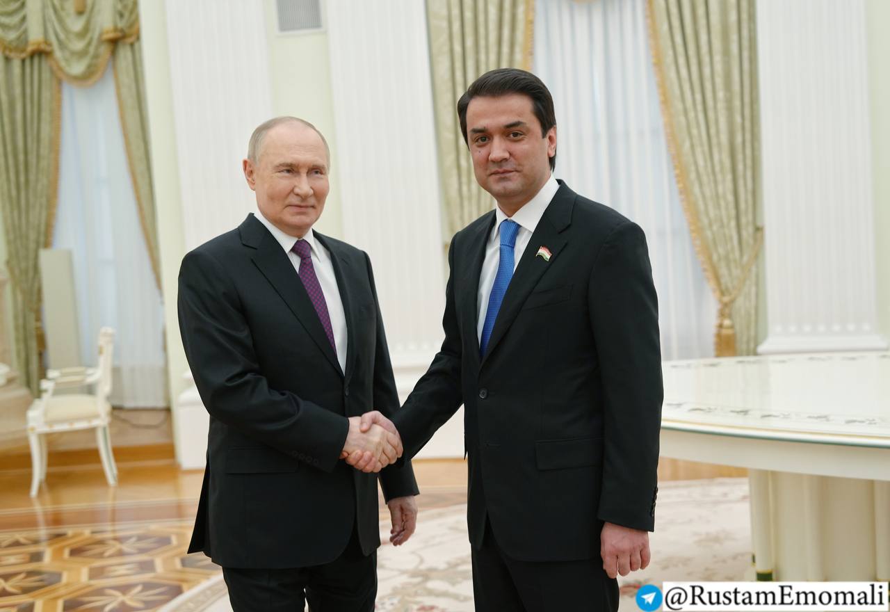 Rustam Emomali met with Russian President Vladimir Putin - Tajikistan ...