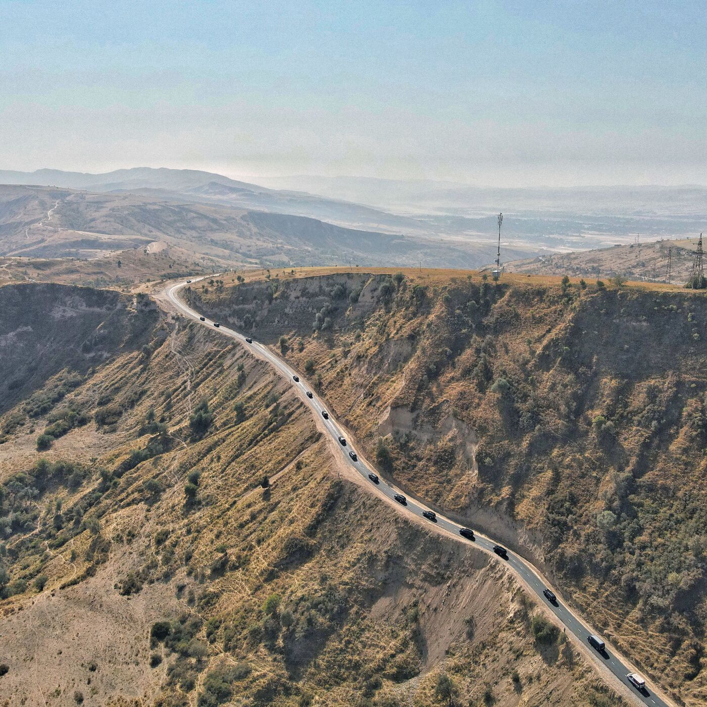 Emomali Rahmon opened a new section of the Dushanbe-Kulma international ...