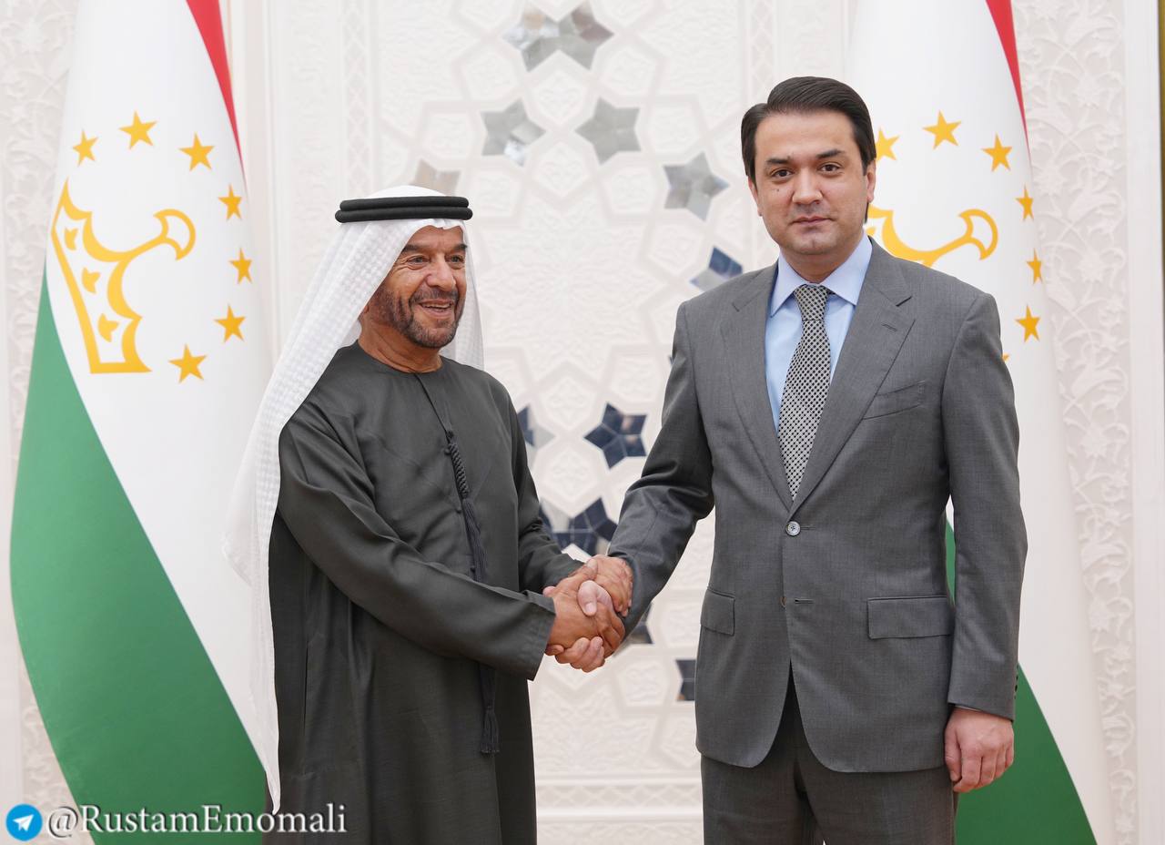 Rustami Emomali held a meeting with Sheikh Surur bin Muhammad Al Nahyan ...