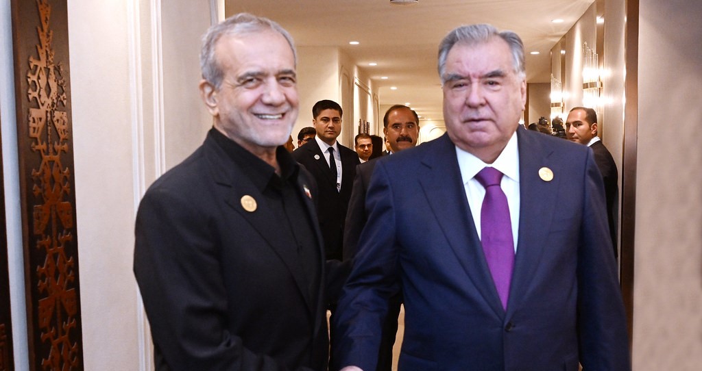 Emomali Rahmon held a meeting with Iranian President Masoud Pezeshkian ...