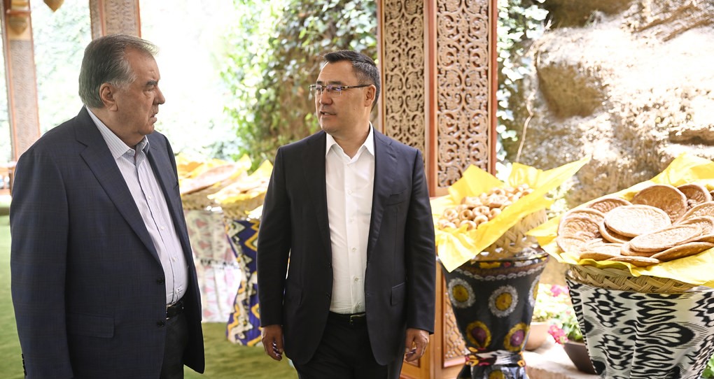 Emomali Rahmon and Sadyr Japarov visited the country residence of the ...