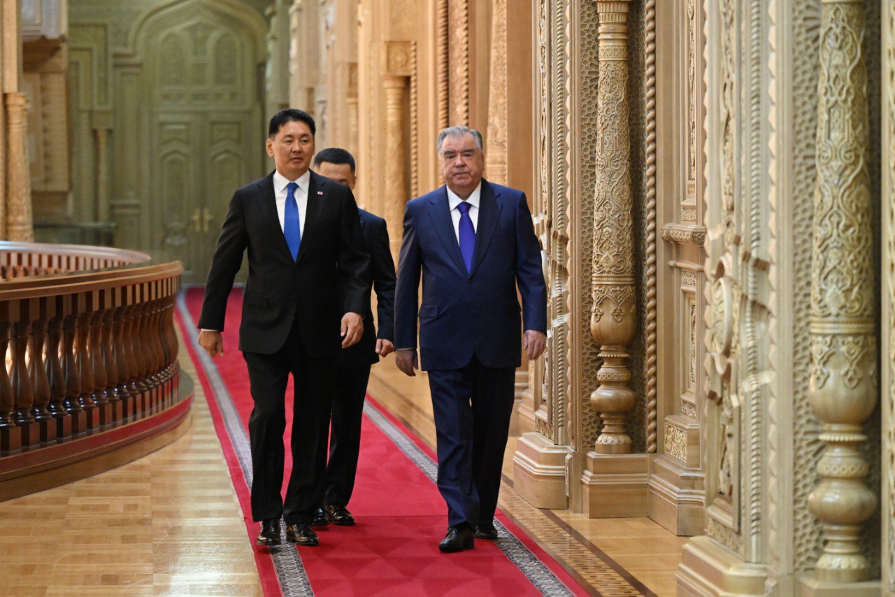 Emomali Rahmon and Ukhnaagiin Khurelsukh held talks in Dushanbe ...
