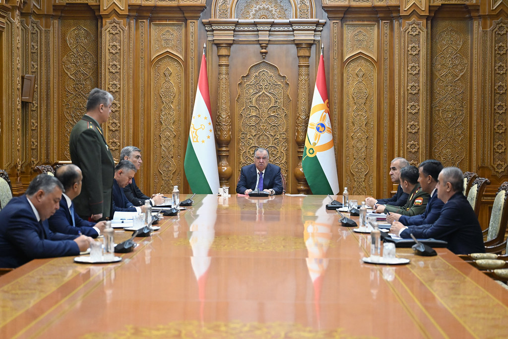 Emomali Rahmon held a working meeting with the heads of the country's ...