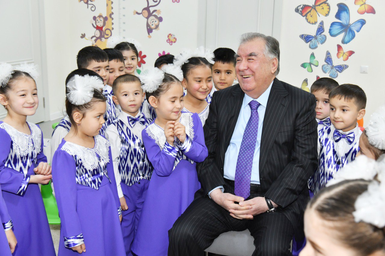 Emomali Rahmon opened eight schools and a modern kindergarten ...