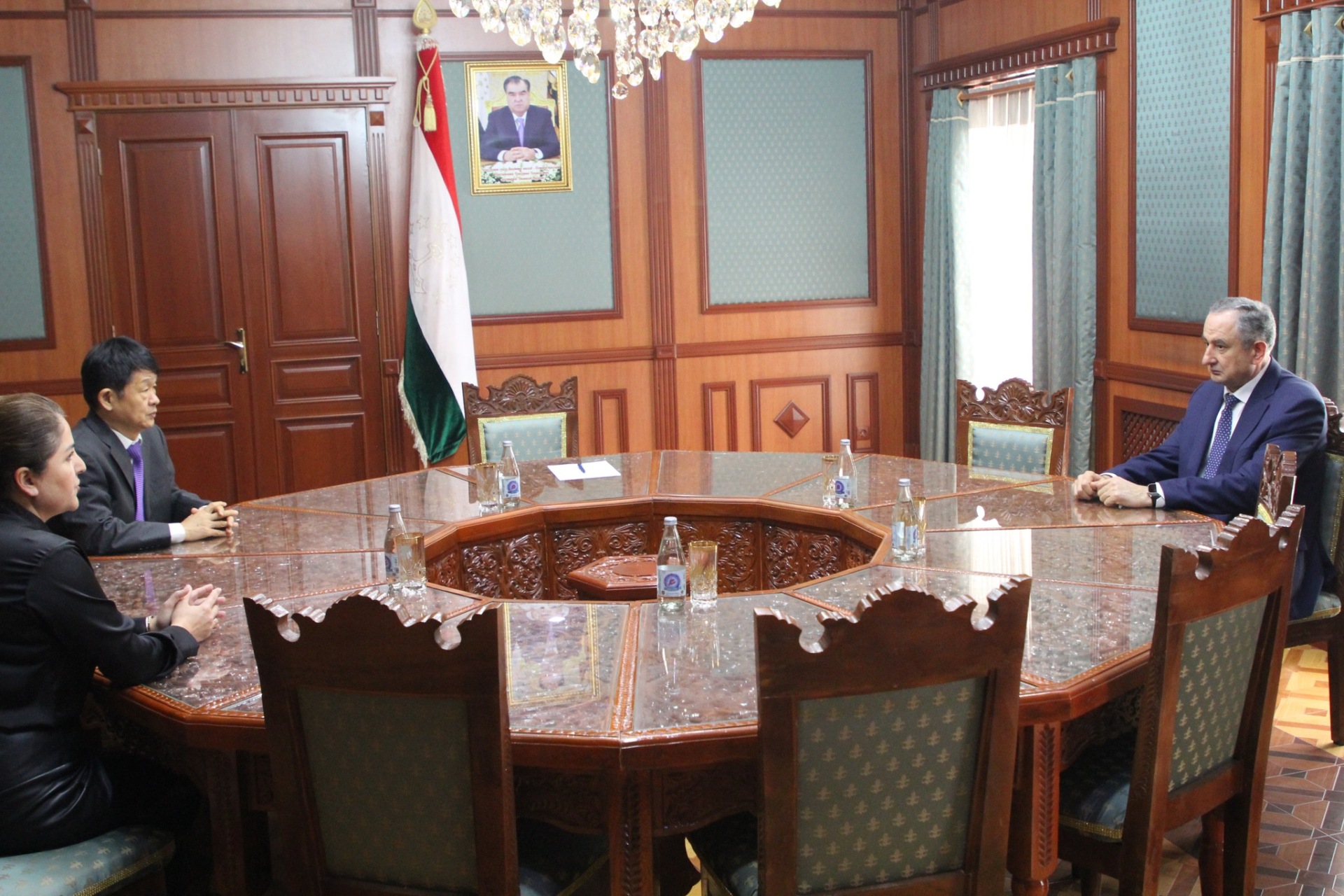 The Chairman of Khatlon Region met with the Director of CNPC SA in ...